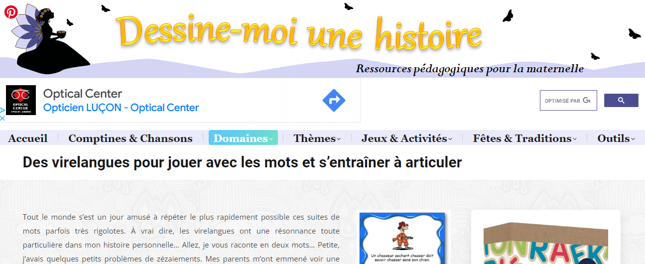 dessine moi une histoire – Ressources Enseignants